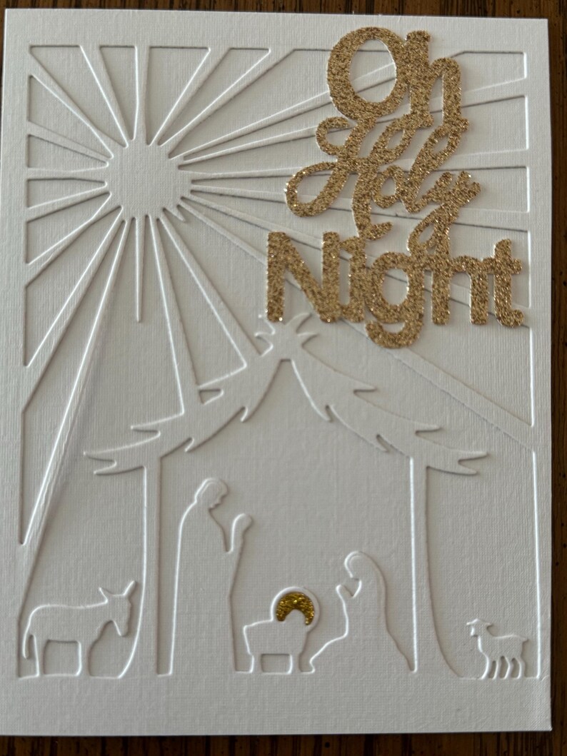 Embossed Tree Cards - Etsy
