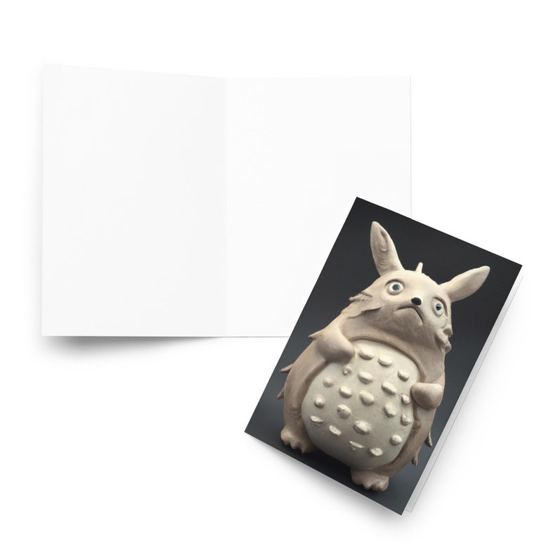 Totoro Porcelain Card - Etsy