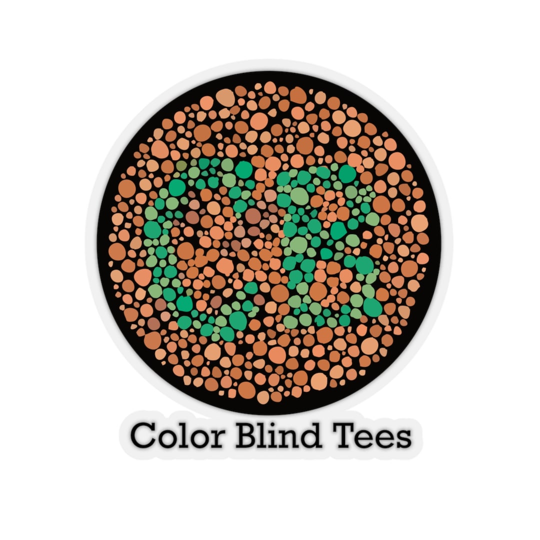 Kiss-cut Stickers Color Blind Tees Logo - Etsy