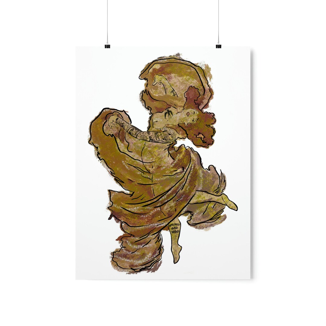 Weird and Wild Dancer Print - Etsy