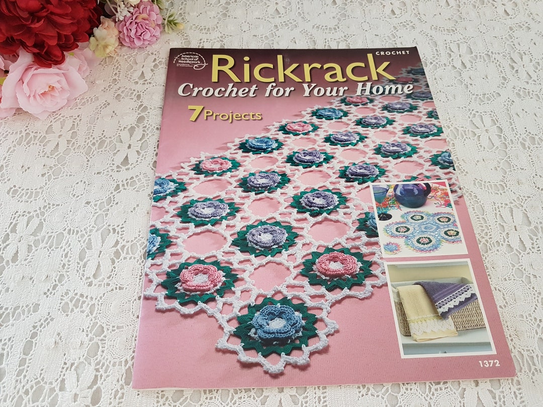 Retro 2004 Rick Rack Crochet for Your Home Hand Towels Table - Etsy