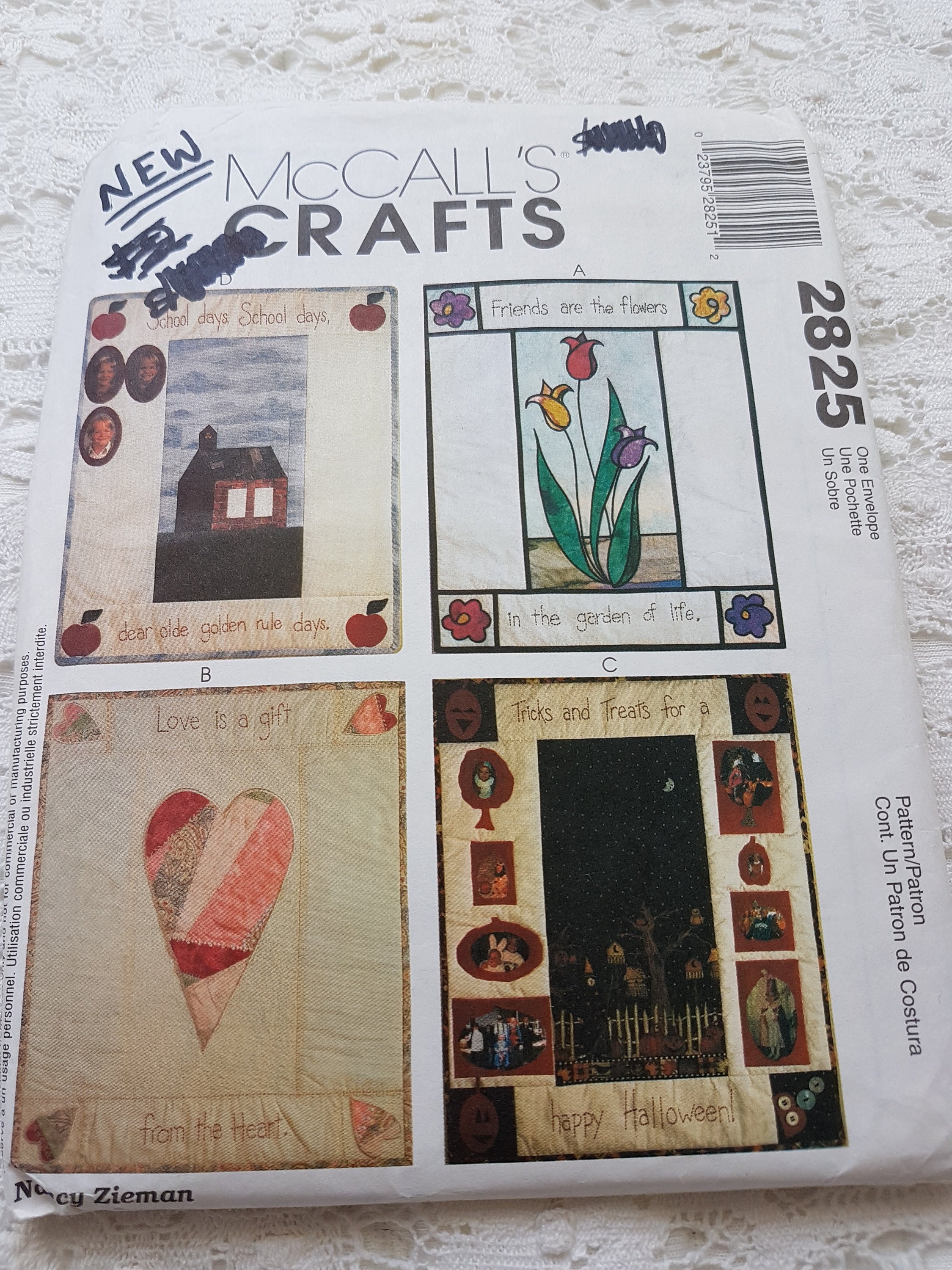 Vintage 2000s Mccalls Crafts 2825 Wall Quilts Sewing Pattern, Uncut - Etsy