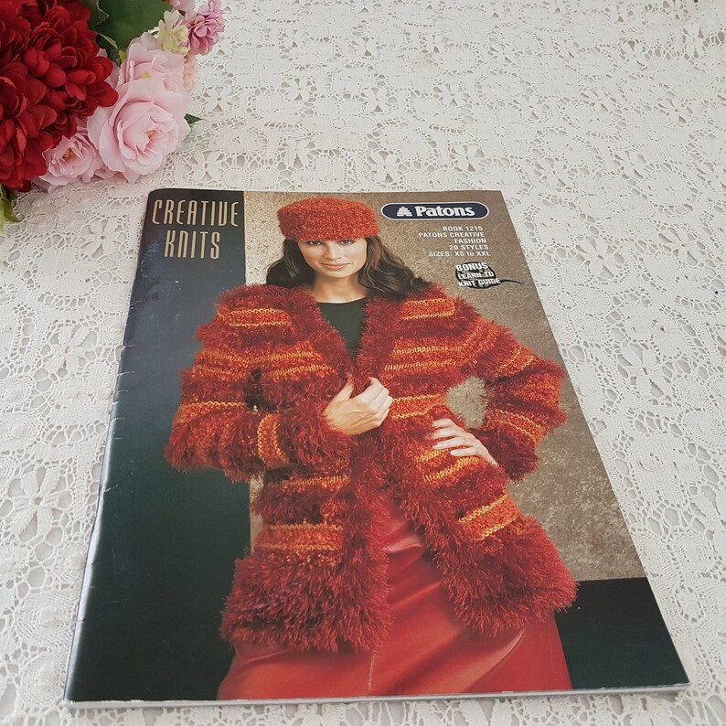 Retro 2000s Patons Knitting Pattern Book 1215 20 Creative - Etsy