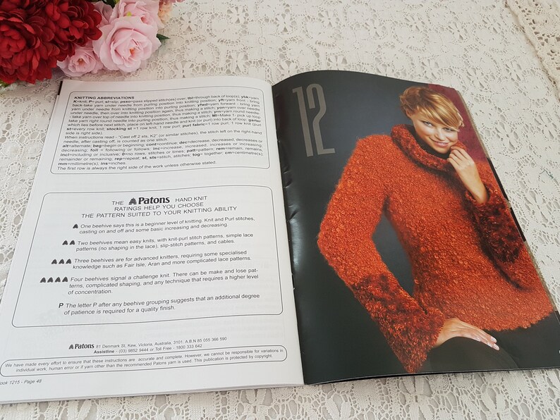 Retro 2000s Patons Knitting Pattern Book 1215 20 Creative - Etsy