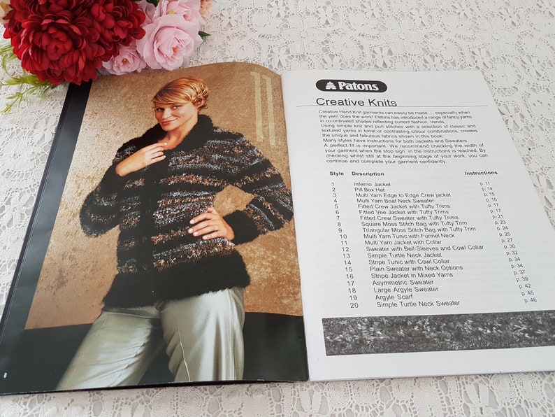 Retro 2000s Patons Knitting Pattern Book 1215 20 Creative - Etsy