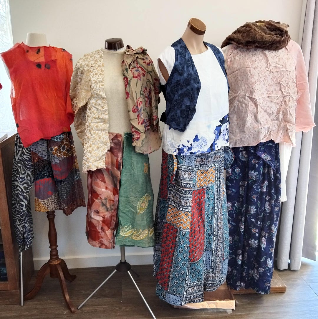 Bulk Clothing Bundle for Upcycling Sold BY THE KILO, Spring Summer or ...