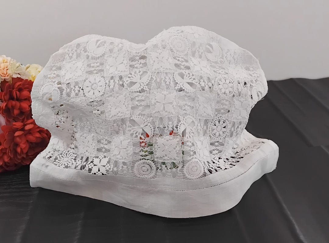 Antique Edwardian 1910s White Lace Tea Cosy - Etsy