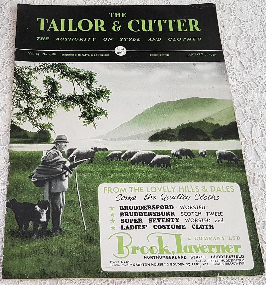Vintage January 1949 English Tailor and Cutter Trade Magazine - Etsy