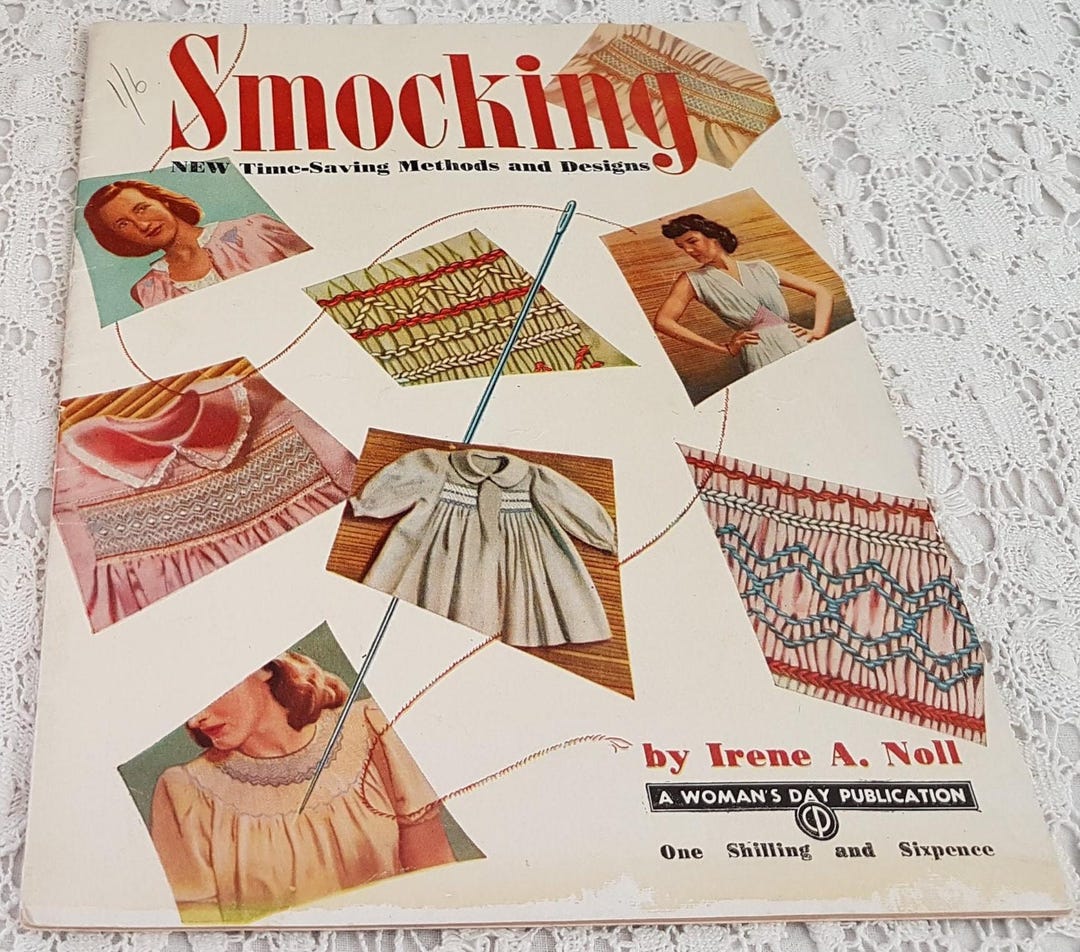 Vintage 50s Irene A Noll Smocking Patterns and Instruction Book - Etsy