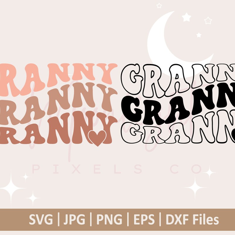 Granny Svg File - Etsy