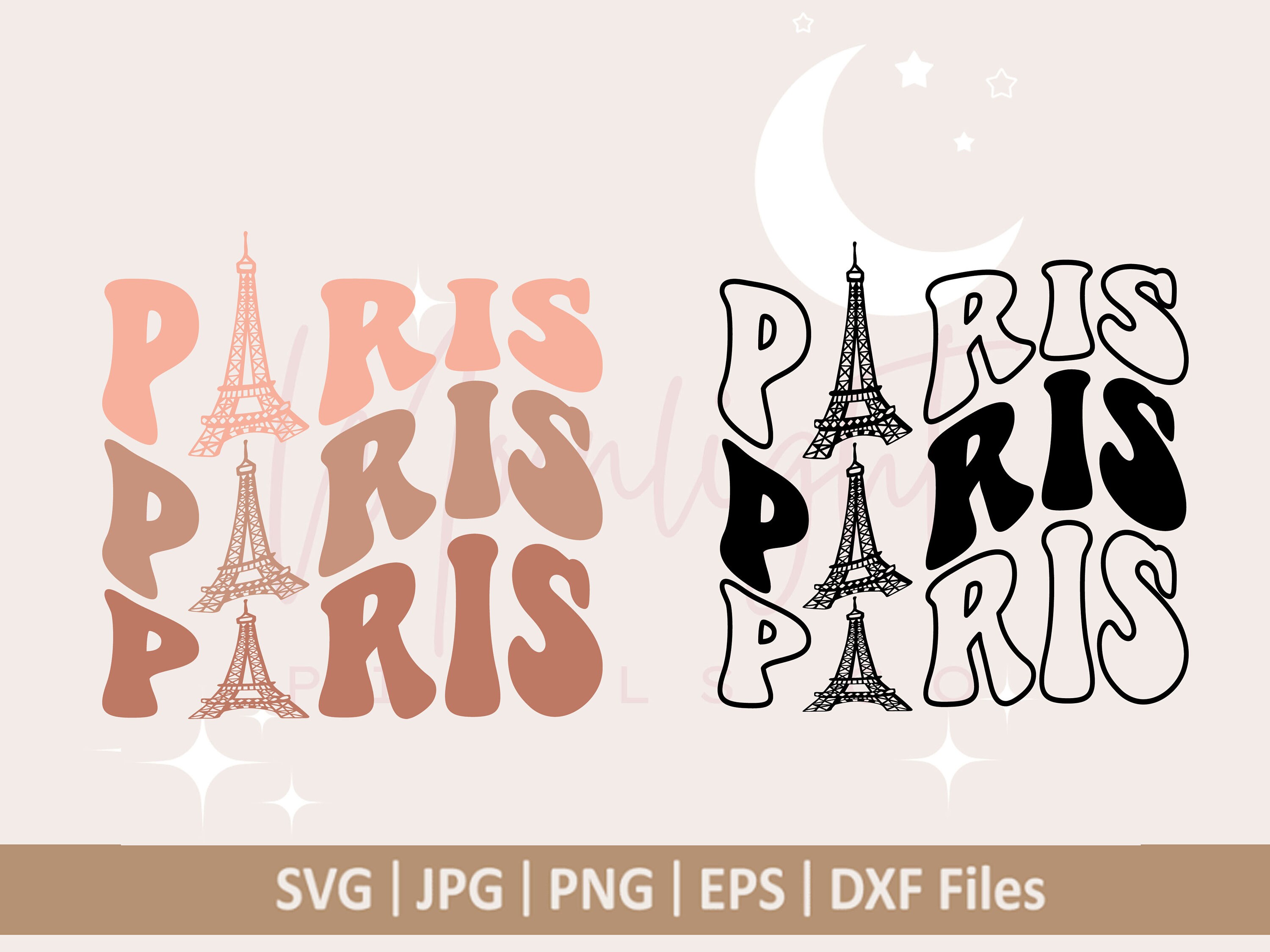 Paris SVG Trending PDF/PNG Cut Files for Cricut Instant Downloadable ...