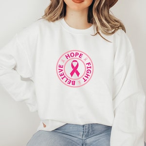 Hope SVG, Breast Cancer Ribbon SVG, Hope Fight Believe SVG Png, Cancer ...