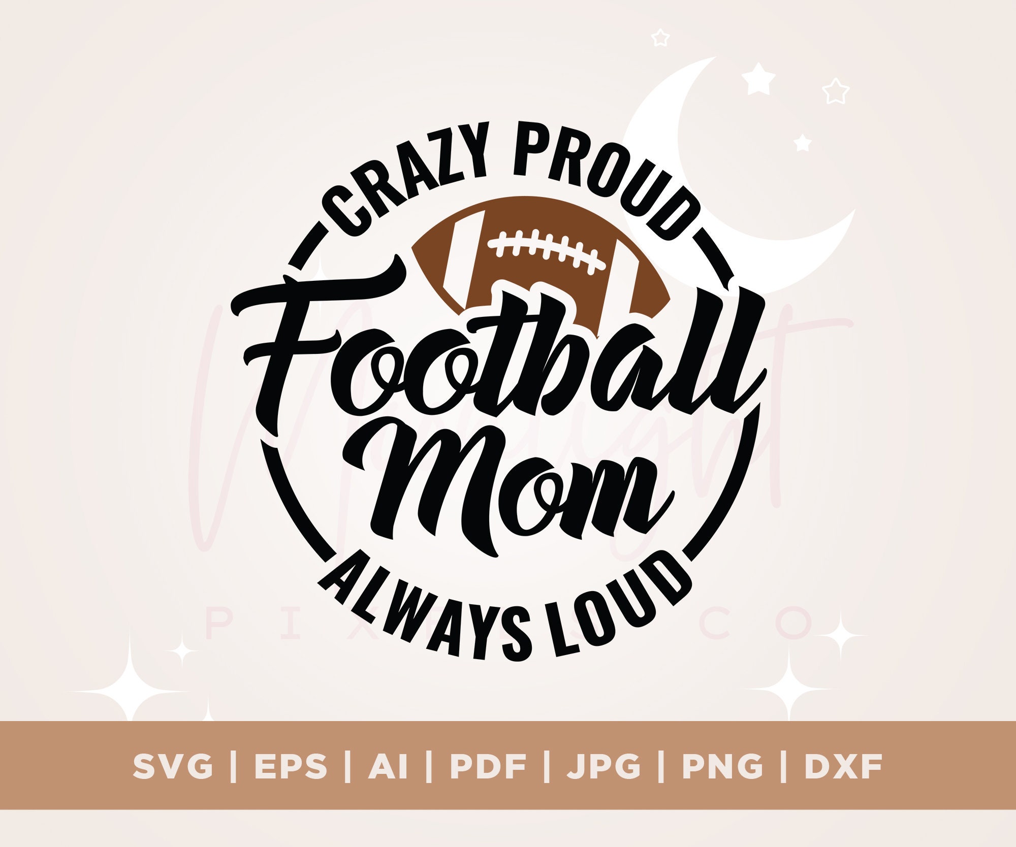 Football Mom SVG Football Svg Mom Svg Sports Mom Mom Mode - Etsy