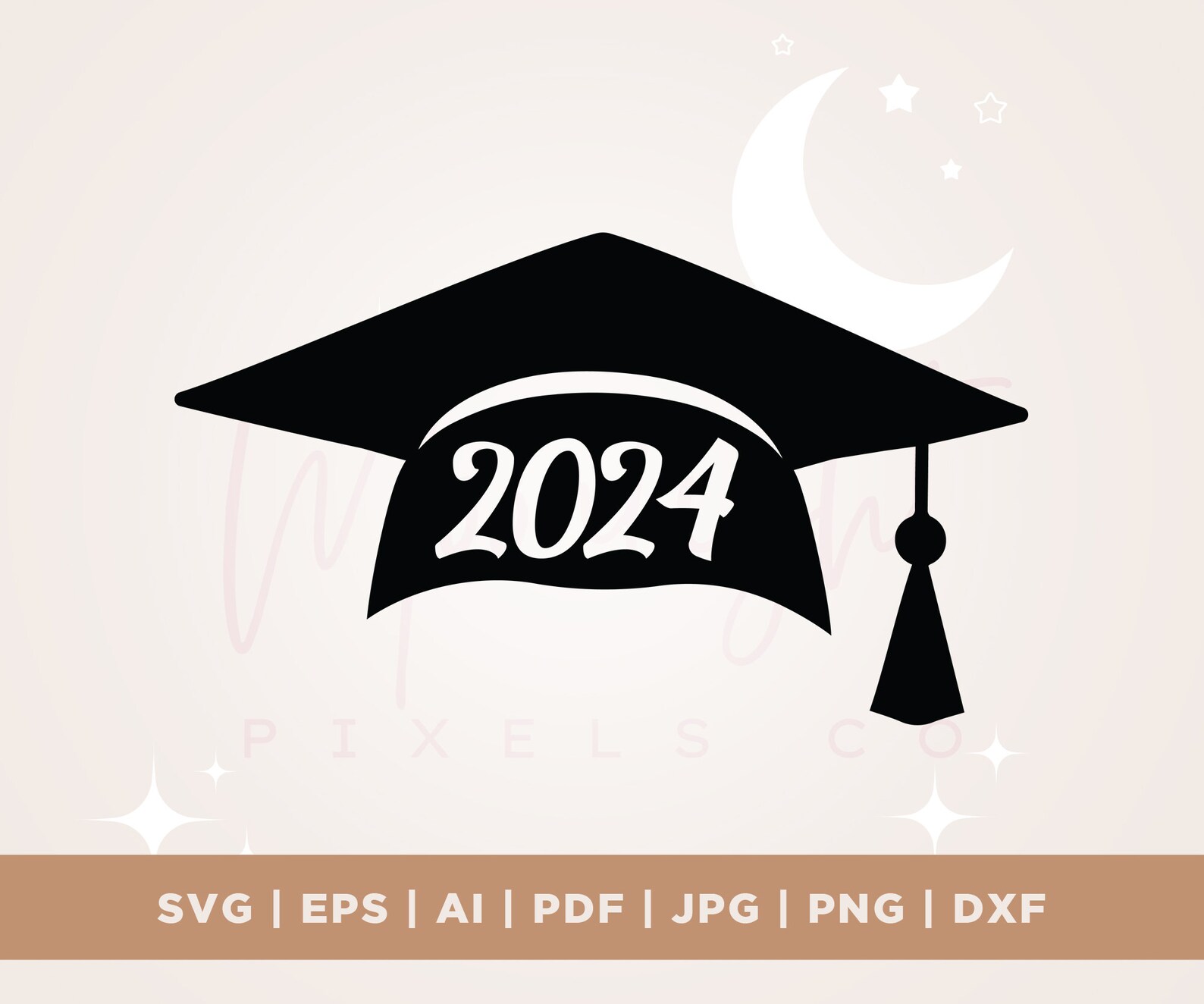 Black Graduation Mortarboard Cap Svg Cricut Png Svg Sublimation