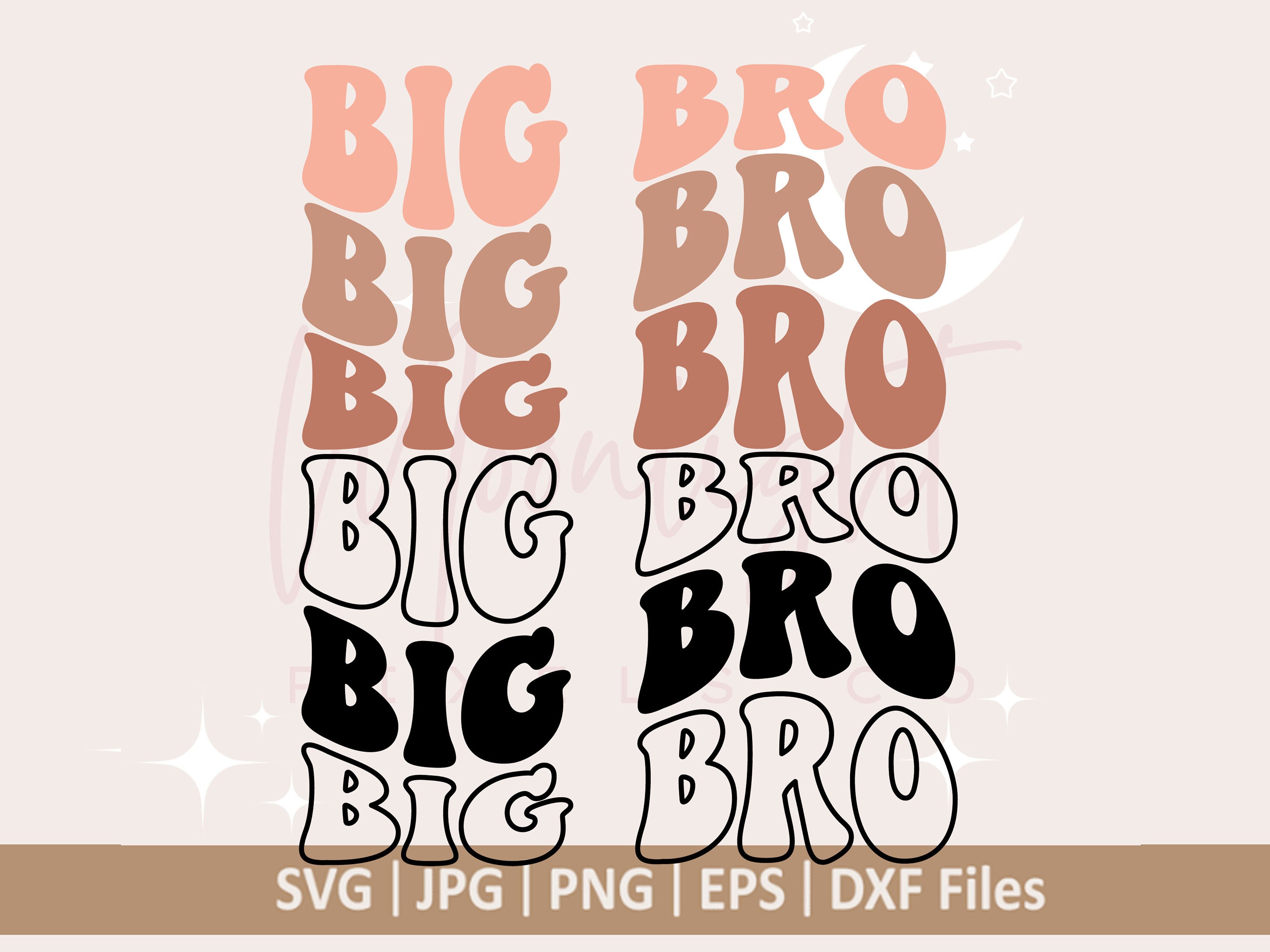 Big Bro SVG Trending PDF/PNG Cut Files for Cricut Instant Downloadable ...