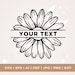 Split Flower Svg, Split Monogram SVG, Flower Monogram Svg, Daisy Svg ...
