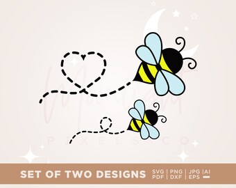 Bee SVG Layered Cut File Bumble Bee Cutting File Cute Honey Bee Svg ...