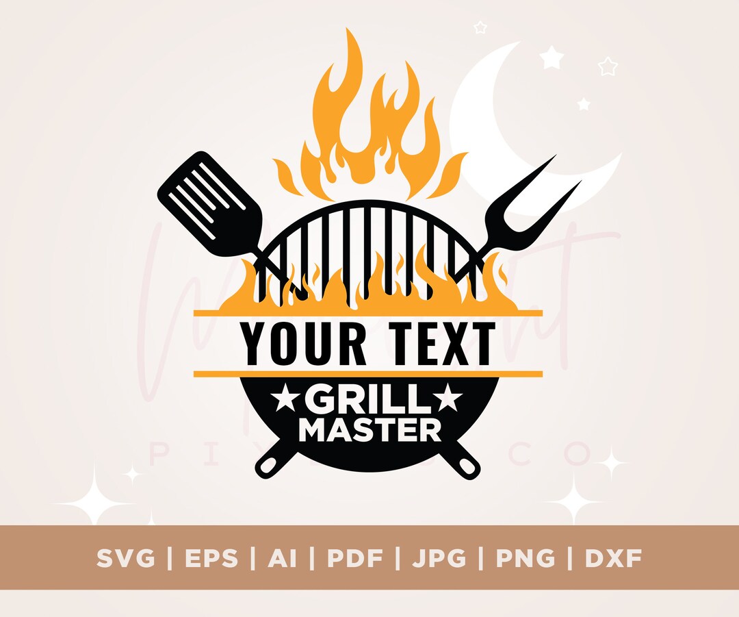 Grillmaster SVG, Grill Svg, Dad Apron Svg, Apron Gift Svg, Steak Grill ...