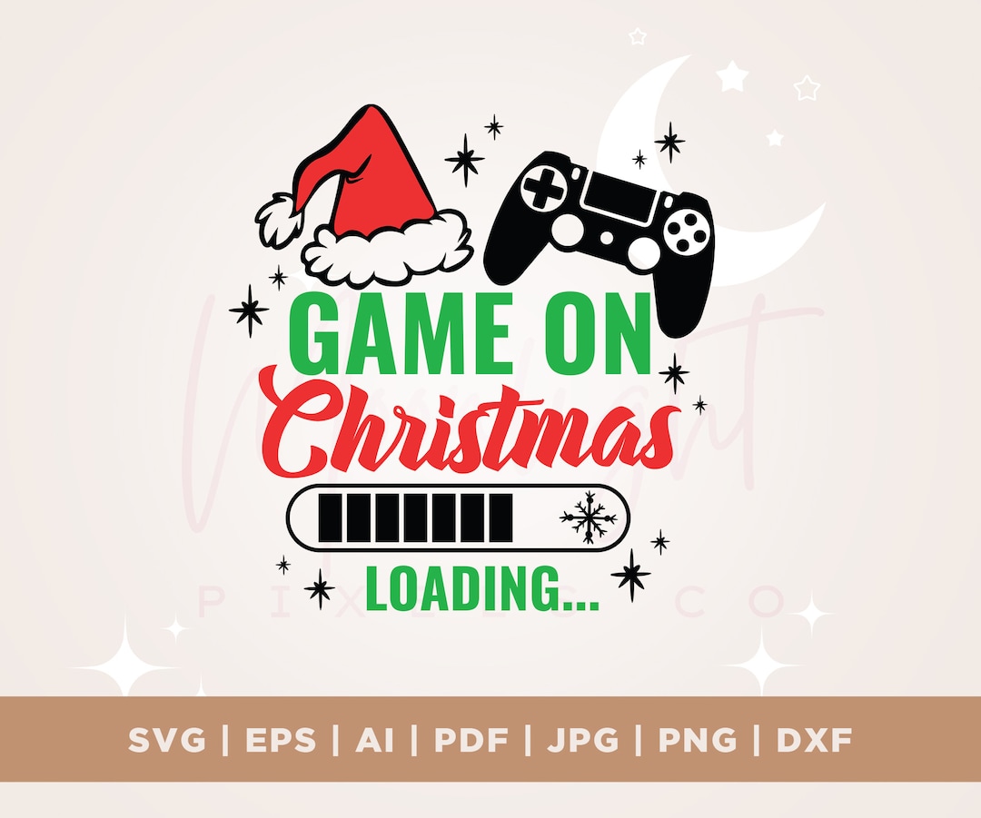 Christmas Gaming, Christmas Kids Gamer Svg, Gamer Christmas Svg, Cricut ...
