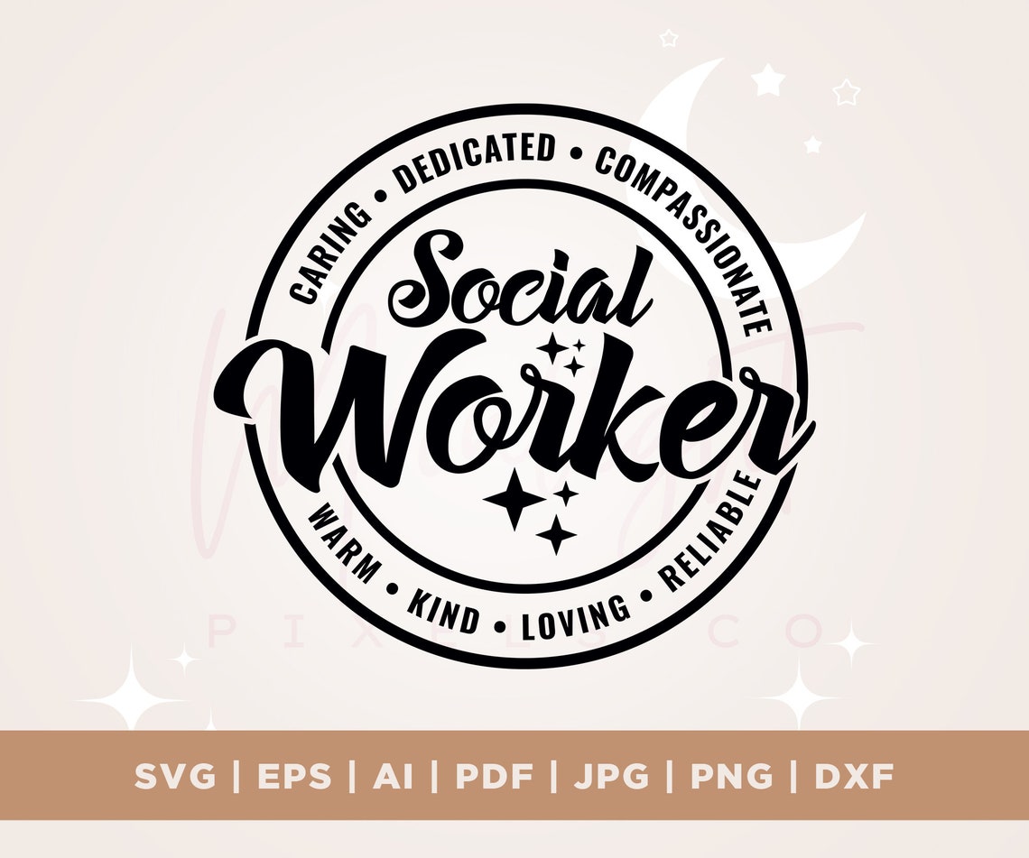 Social Worker Svg, Social Work Svg, Social Services Gift Idea Svg, Love ...