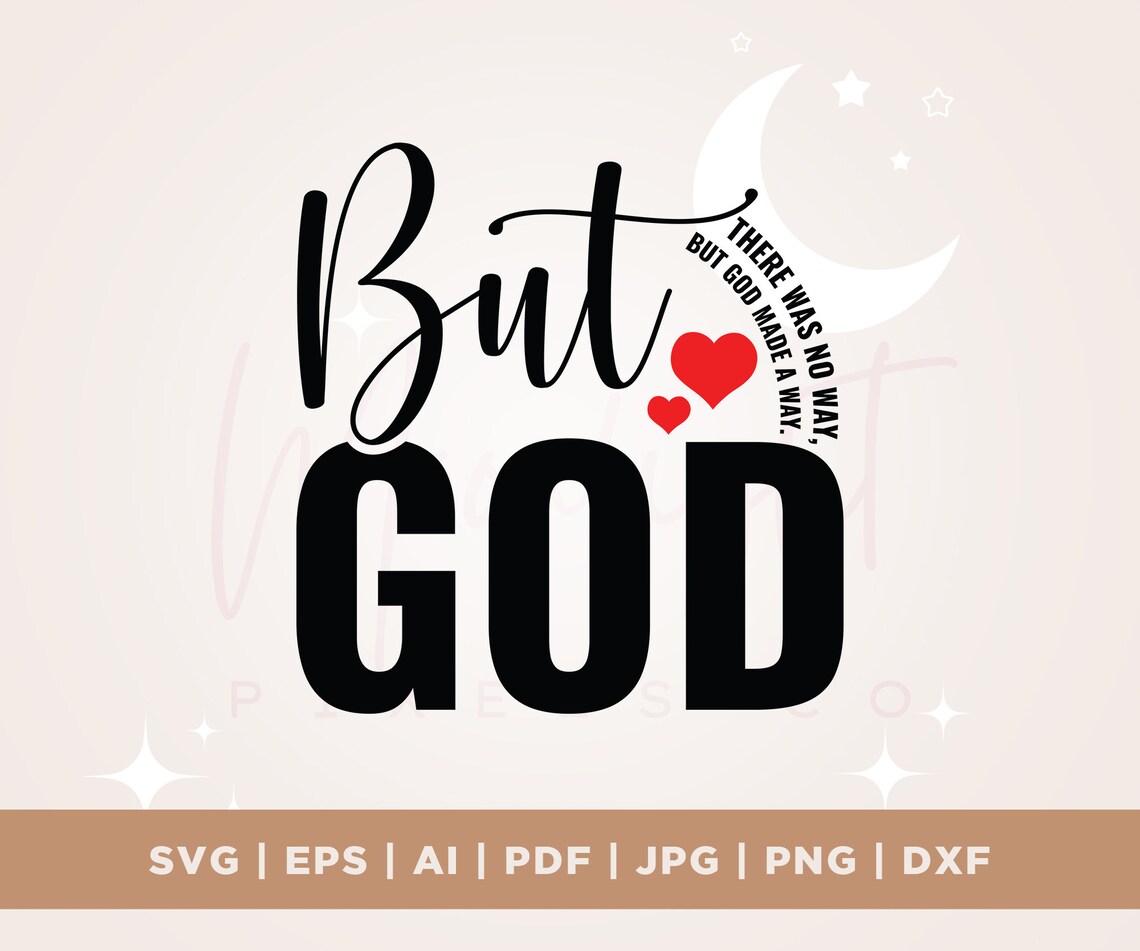 But God Svg, Faith Svg, Church, African American, Religion, Silhouette ...
