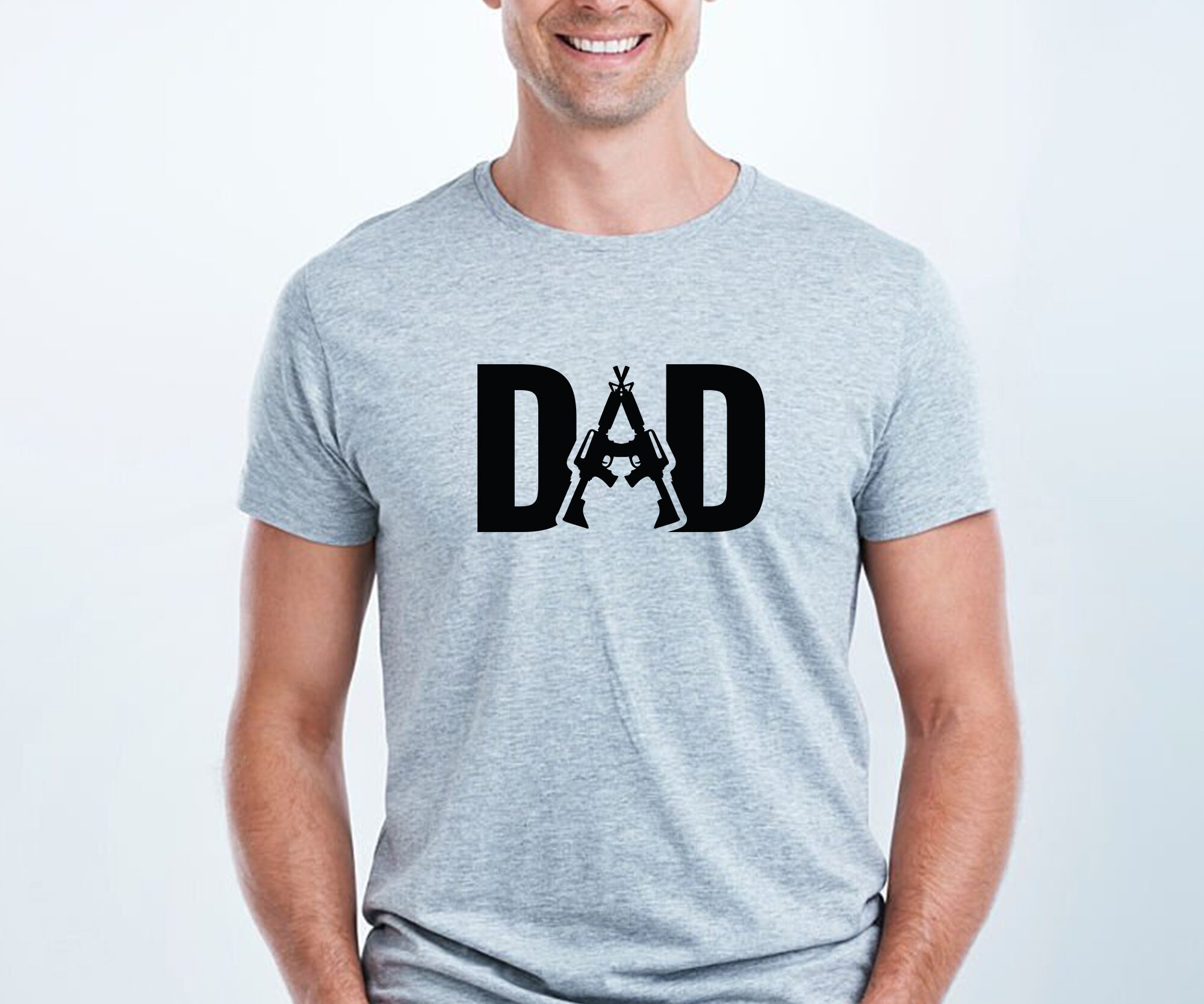 DAD Second Amendment, Dad Rifle SVG, Patriotic Print, Design, America ...