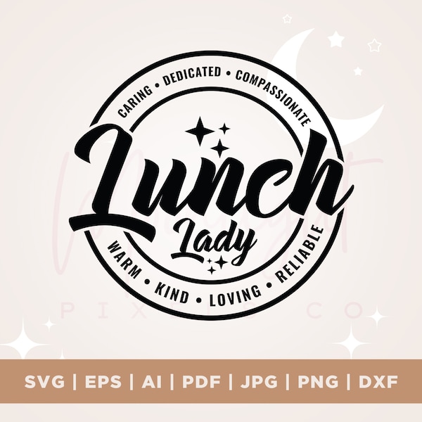 Lunch Lady Svg - Etsy