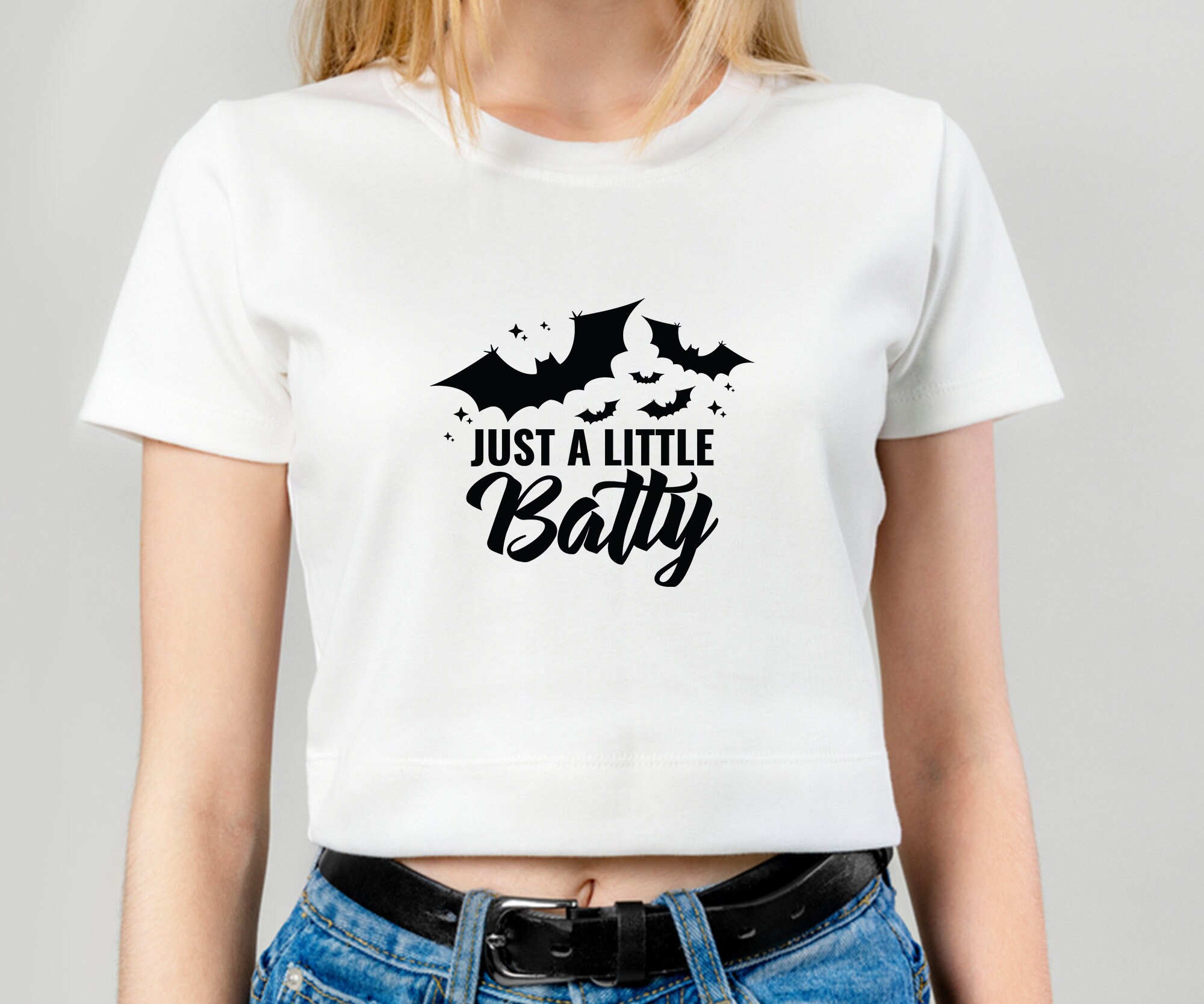 Just A Little Batty Svg Halloween PNG Digital Download Bat - Etsy