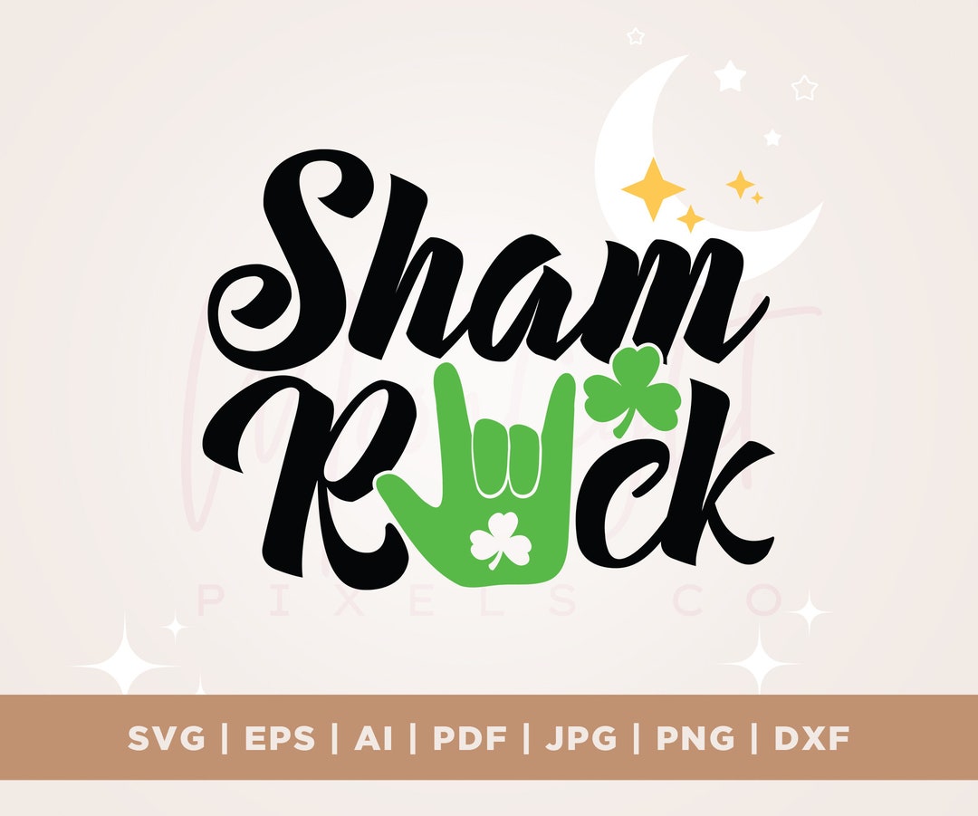 Sham Rock Svg, Cricut, Png, Svg, Sublimation, Sham Rock Png, St Patrick ...