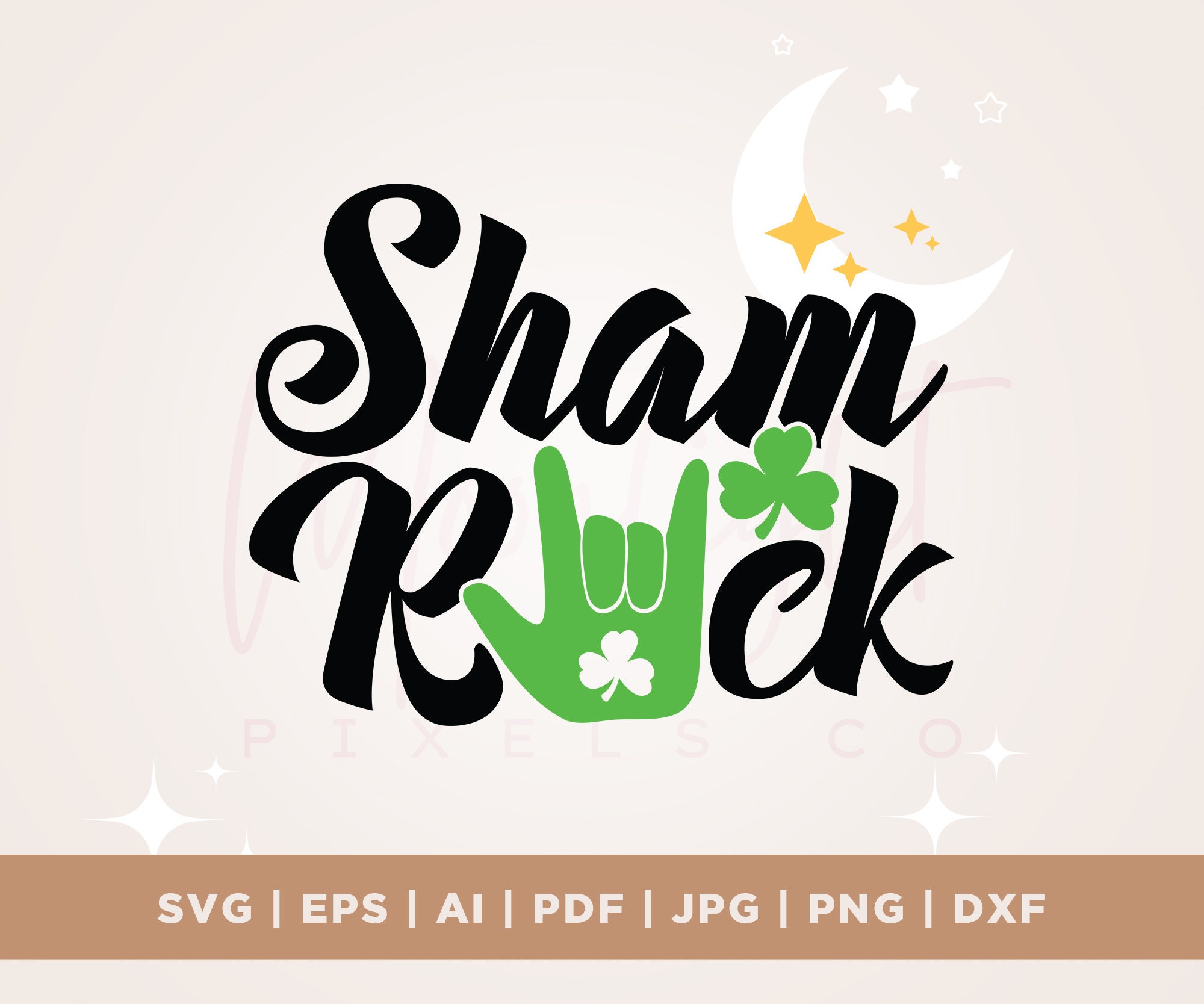 Sham Rock Svg, Cricut, Png, Svg, Sublimation, Sham Rock Png, St ...