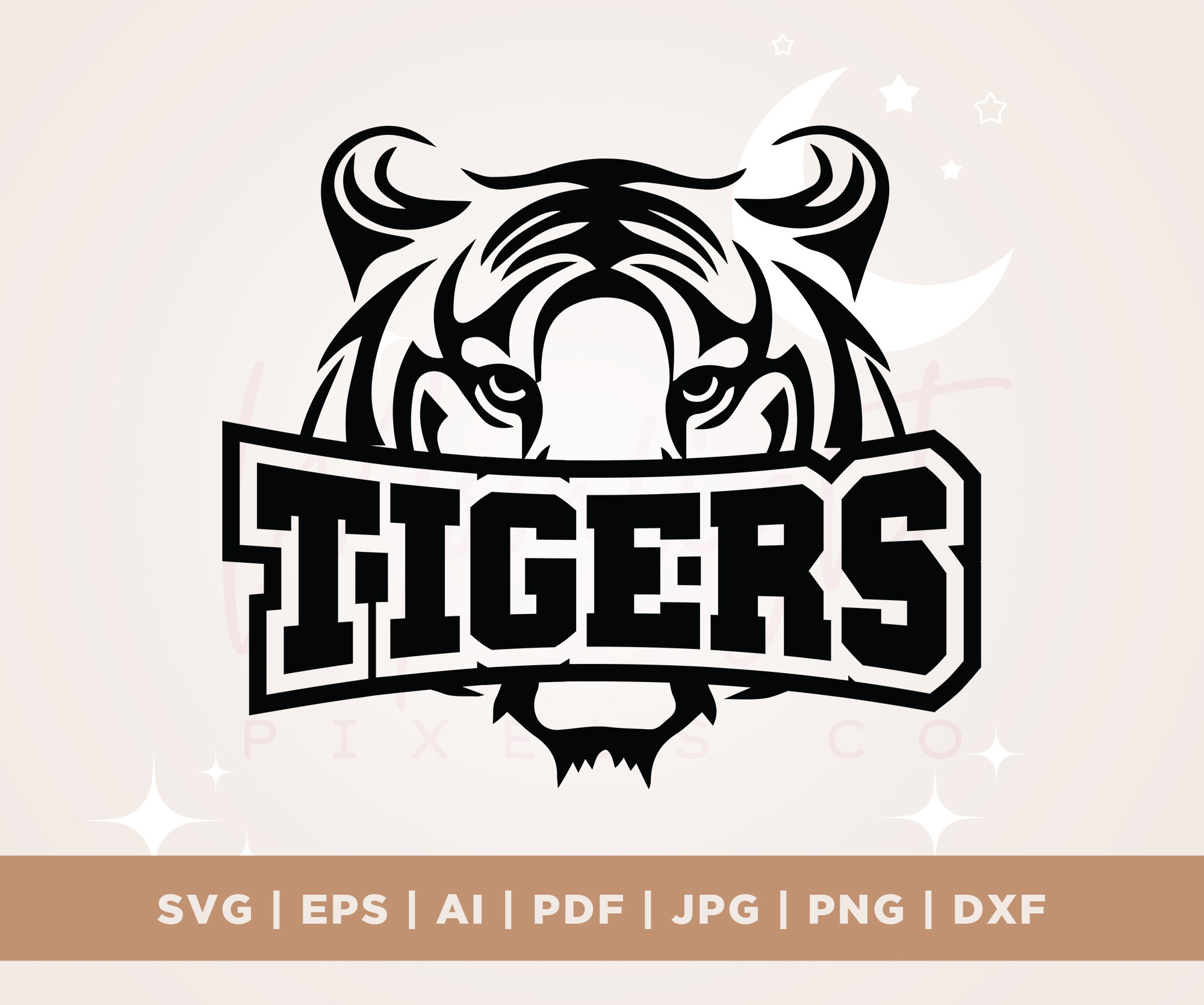 Tigers Svg, Tiger Svg, Tigers Mascot Svg, Tigers Sports Shirt, Cut File, Cricut, Png, Svg ...