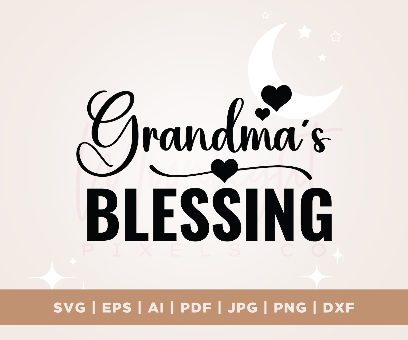 Grandma's Blessing SVG, Grandmas Svg, Blessing Svg, Grandmother Svg ...