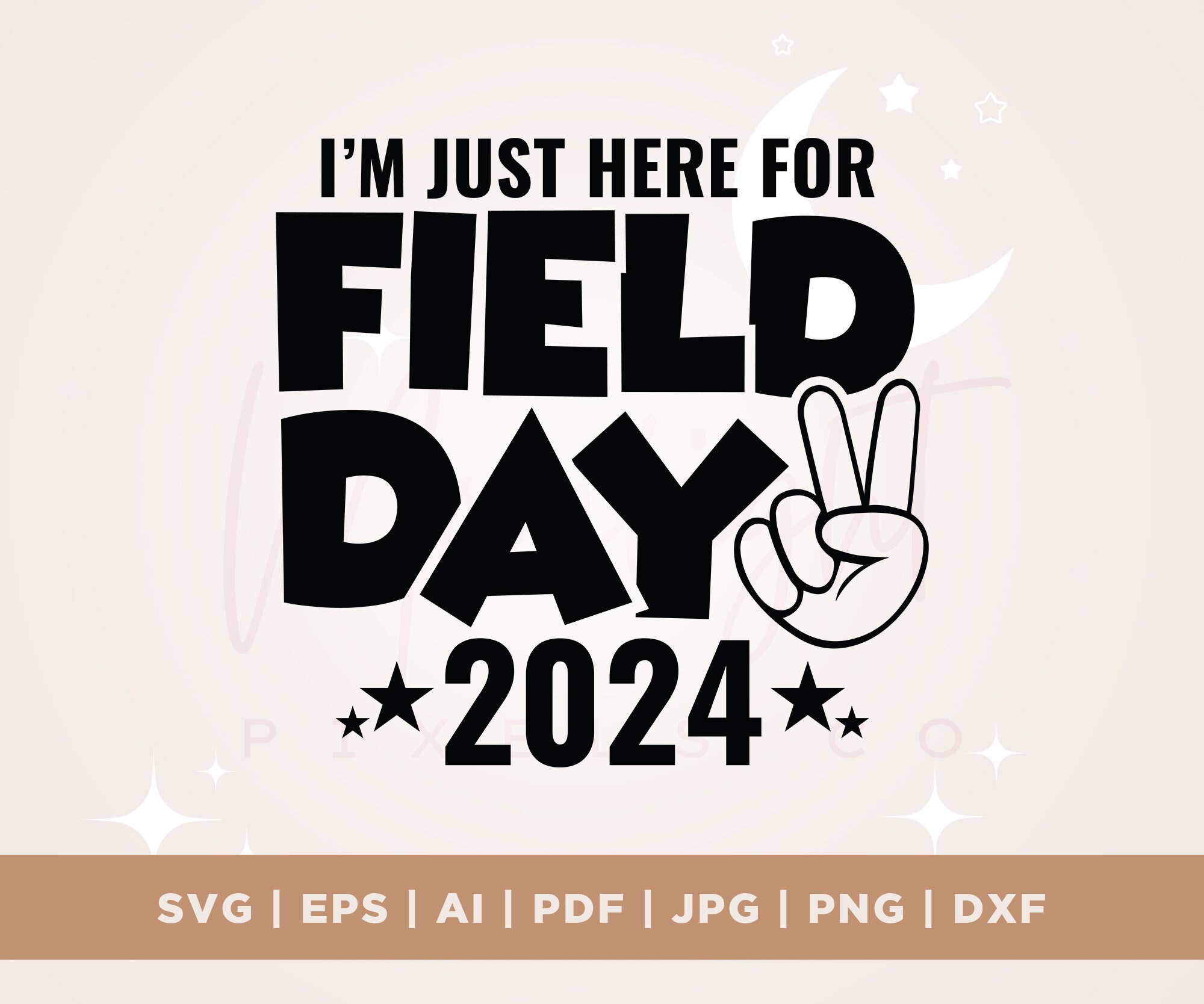 I'm Just Here for Field Day 2024 Svg, Girl Field Day Svg, School Field ...