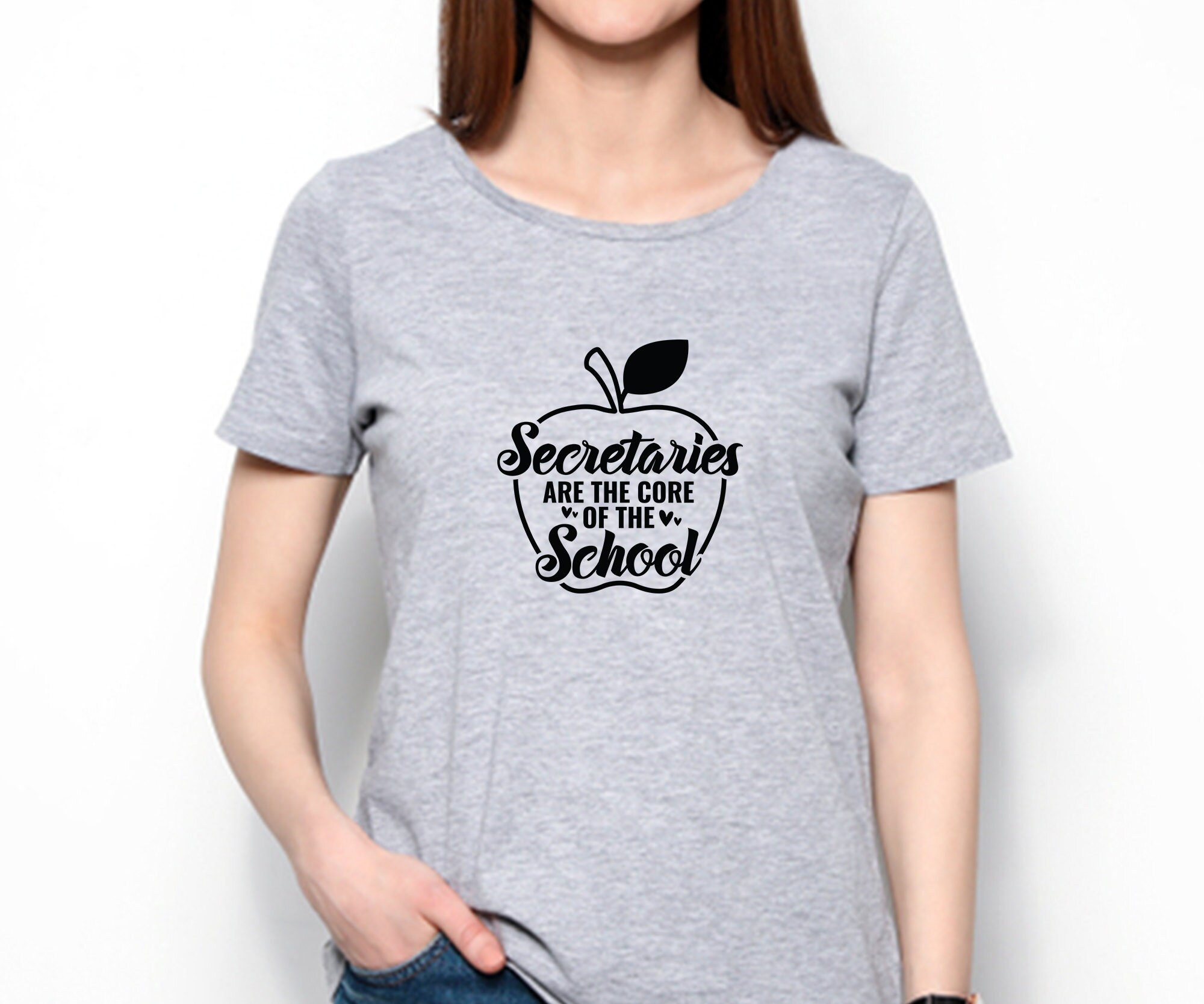Secretaries Are the Core of the School Svg School Secretary - Etsy