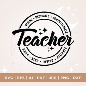 Teacher Appreciation Svg, School Svg, Teacher Day Svg, Badge Svg ...