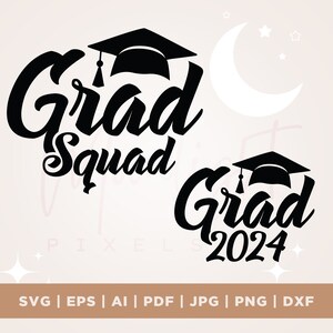 Grad 2024 SVG, Cricut, Png, Svg, Sublimation, Grad 2024 Png, Grad Svg ...