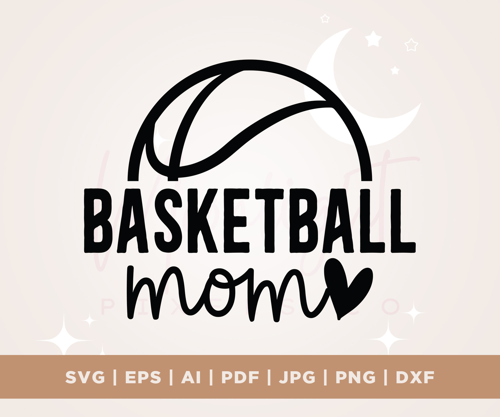 Basketball Mom SVG PNG PDF, Mom Svg, Basketball Svg, Mom Life Svg ...