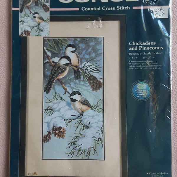 Chickadee Cross Stitch Pattern - Etsy