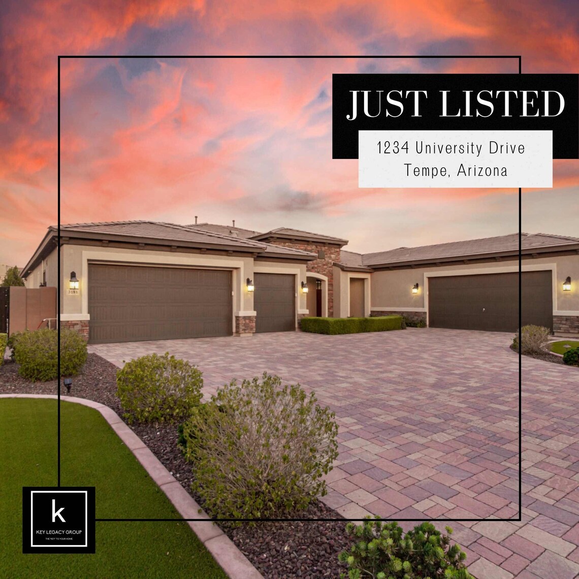 Canva Just Listed, Just Sold, Editable Template, Real Estate Instagram ...