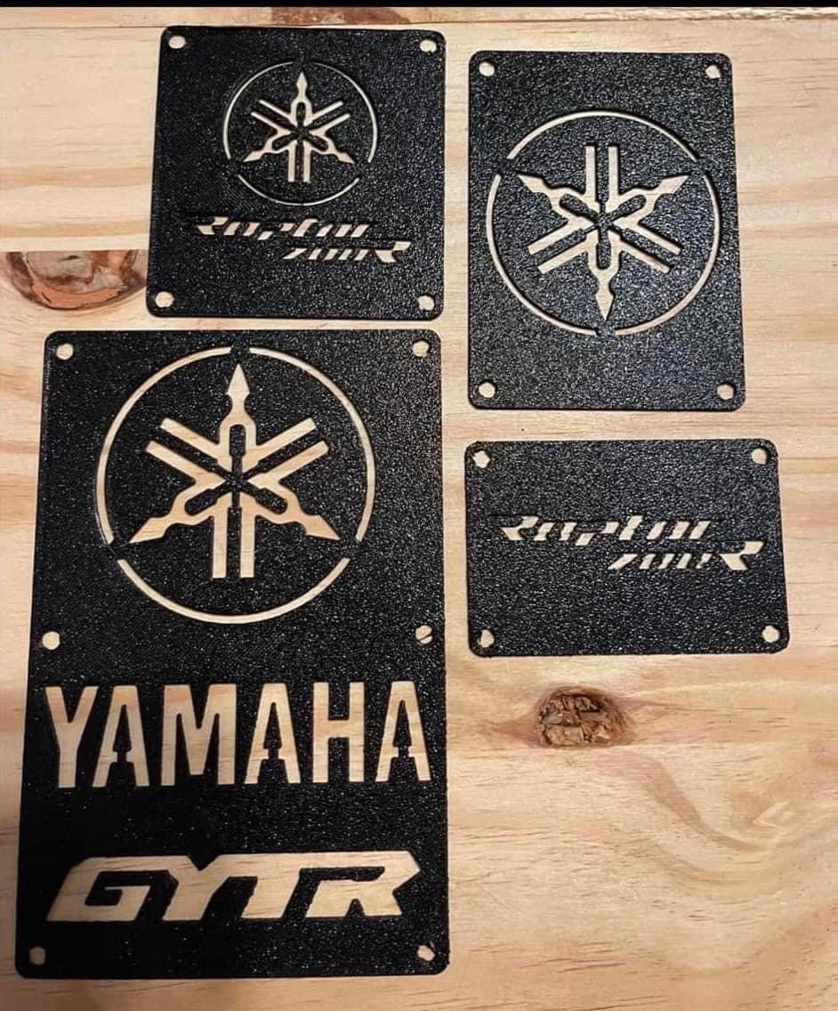 YAMAHA ATV Plate Raptor, YFZ, Grizzly, Kodiak, Warrior, Banshee ...