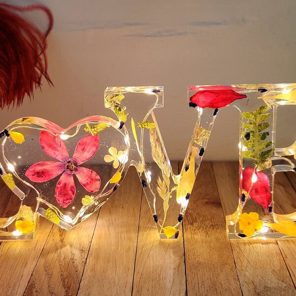 Epoxy Resin Lamp - Etsy UK