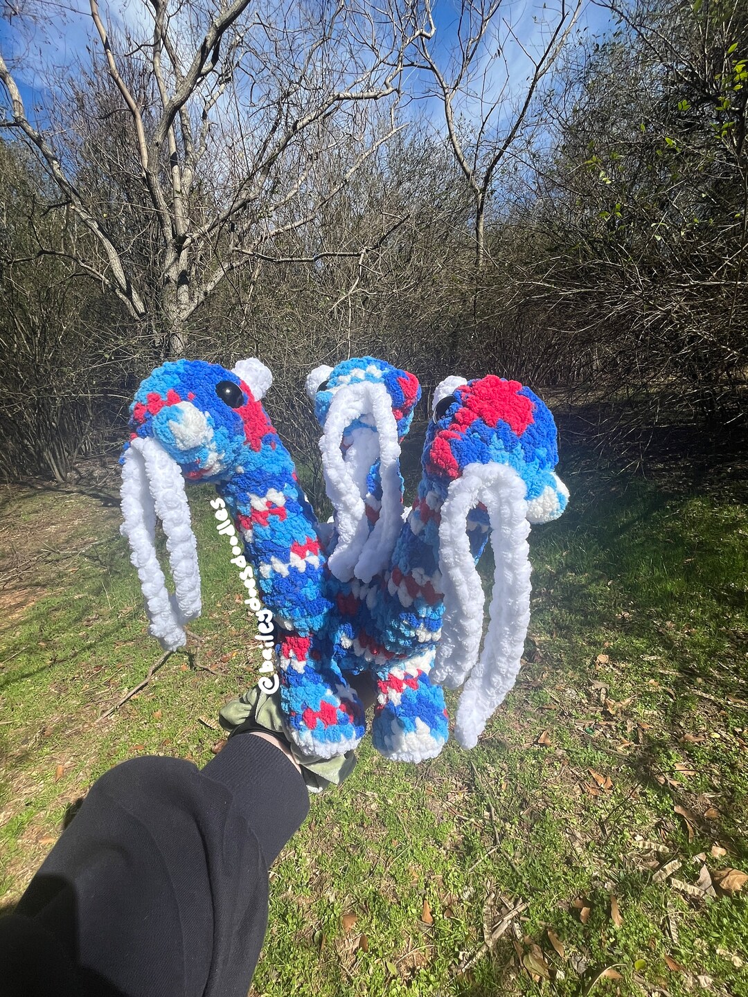 Crochet Hydra Plushie Toy - Etsy