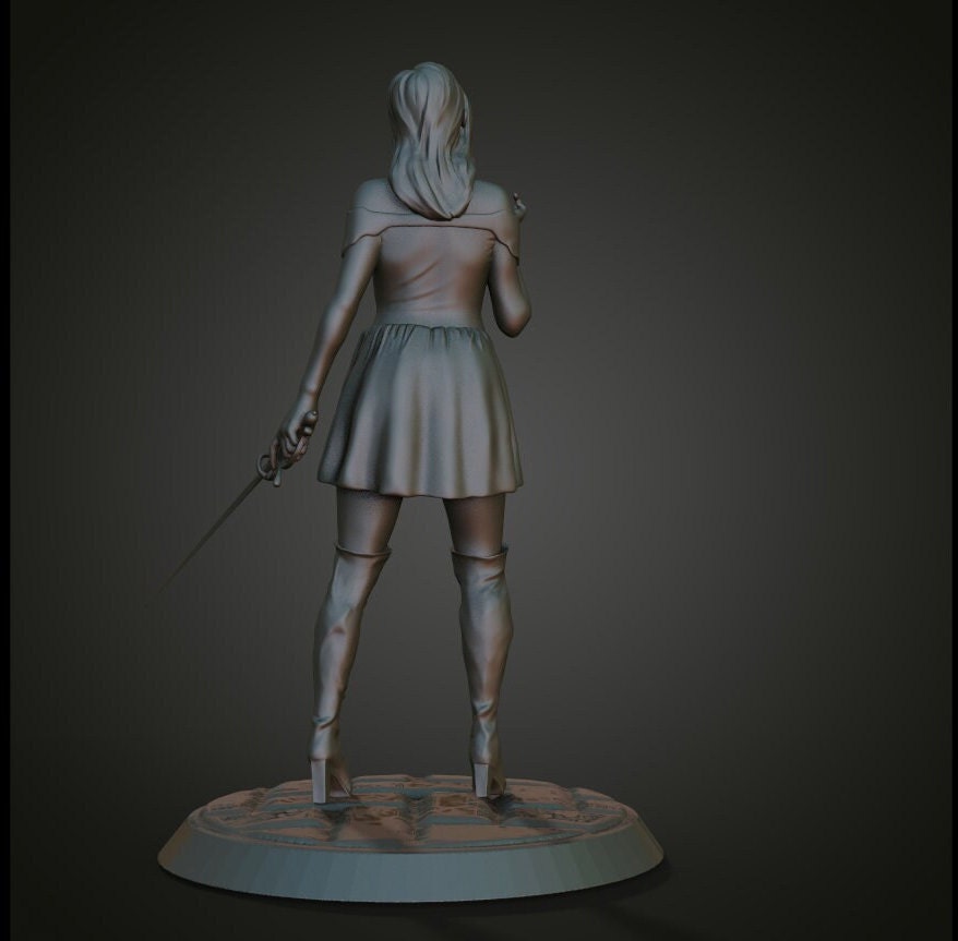 Viola, Sword Witch 3D Print STL Files - Etsy