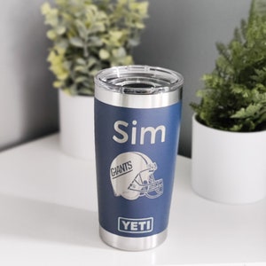 Custom Engraved Yeti Tumbler 20oz Any Team, School, Logo! - Etsy