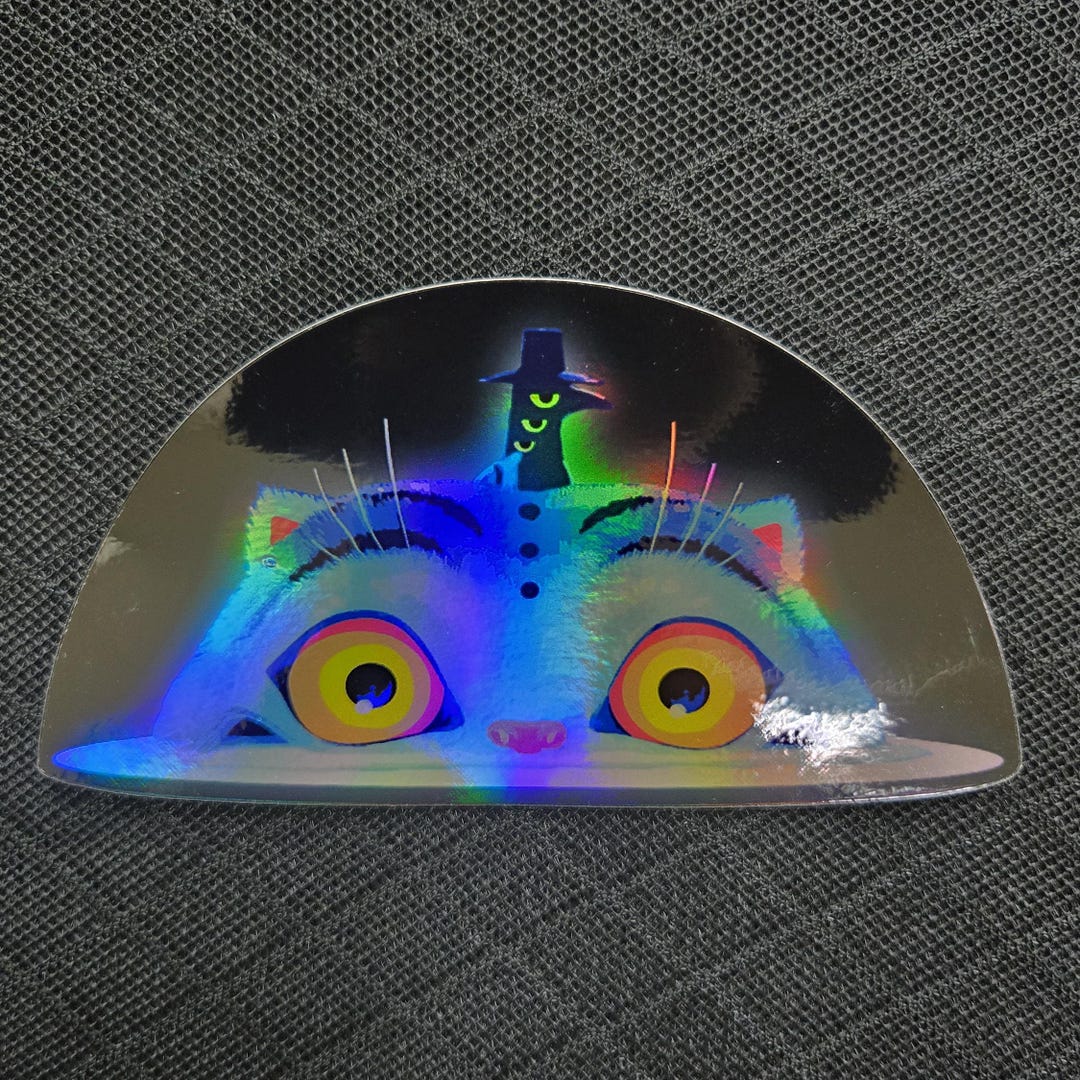 Holographic Korean Minhwa Tiger Stickers (k-pop Demon Hunters Derpy Fan ...