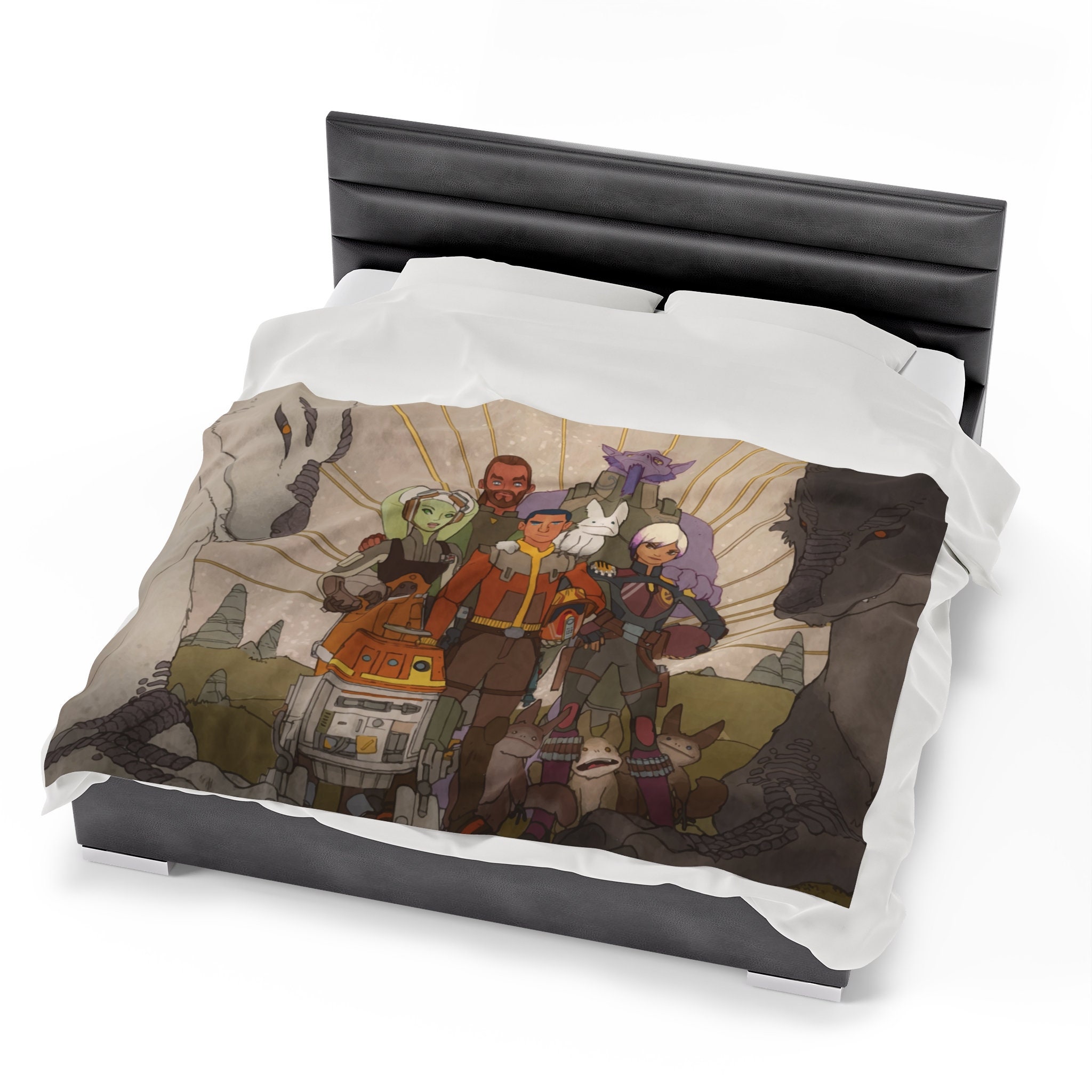 Star Wars Rebels-inspired Spectres Mural Velveteen Plush Blanket - Etsy