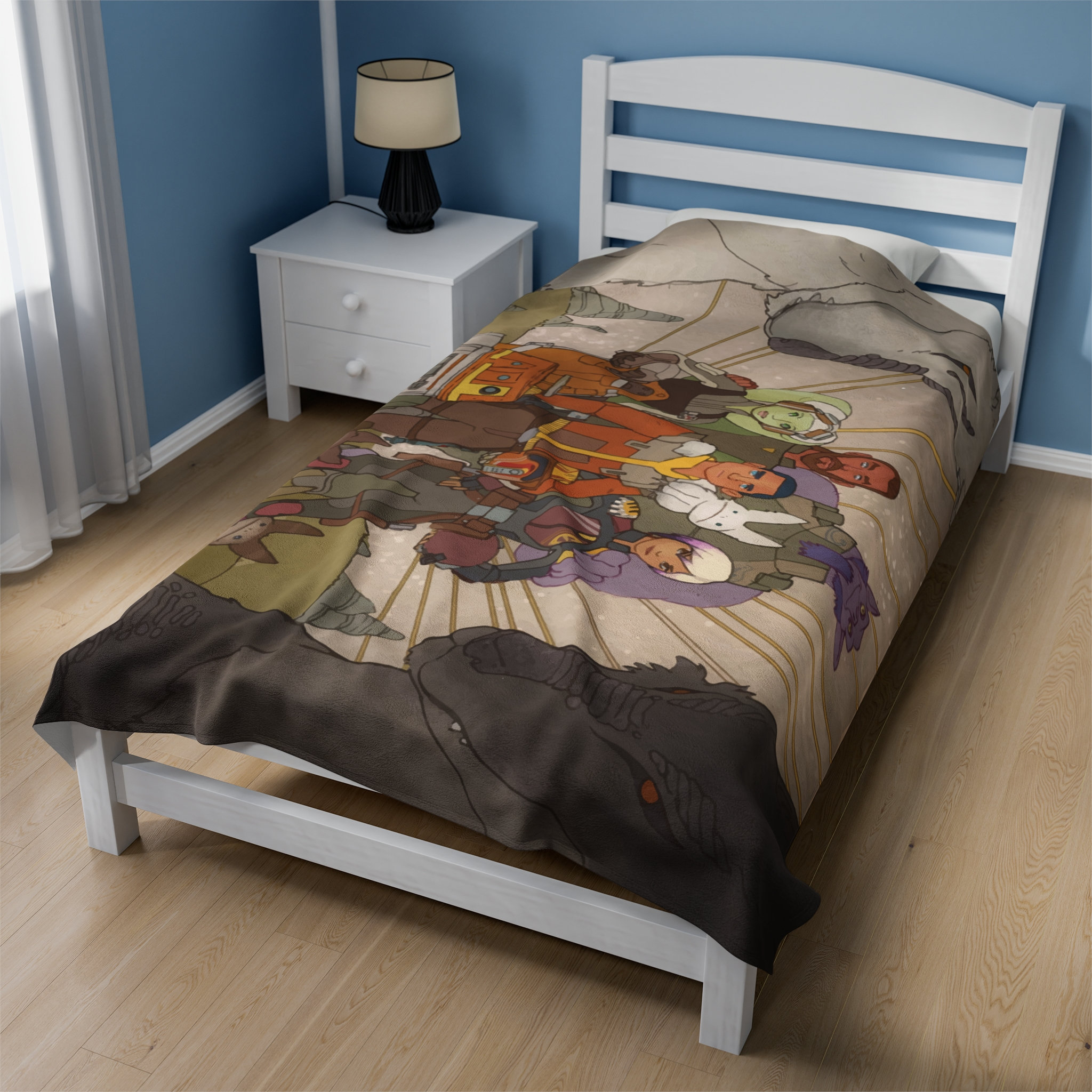 Star Wars Rebels-inspired Spectres Mural Velveteen Plush Blanket - Etsy