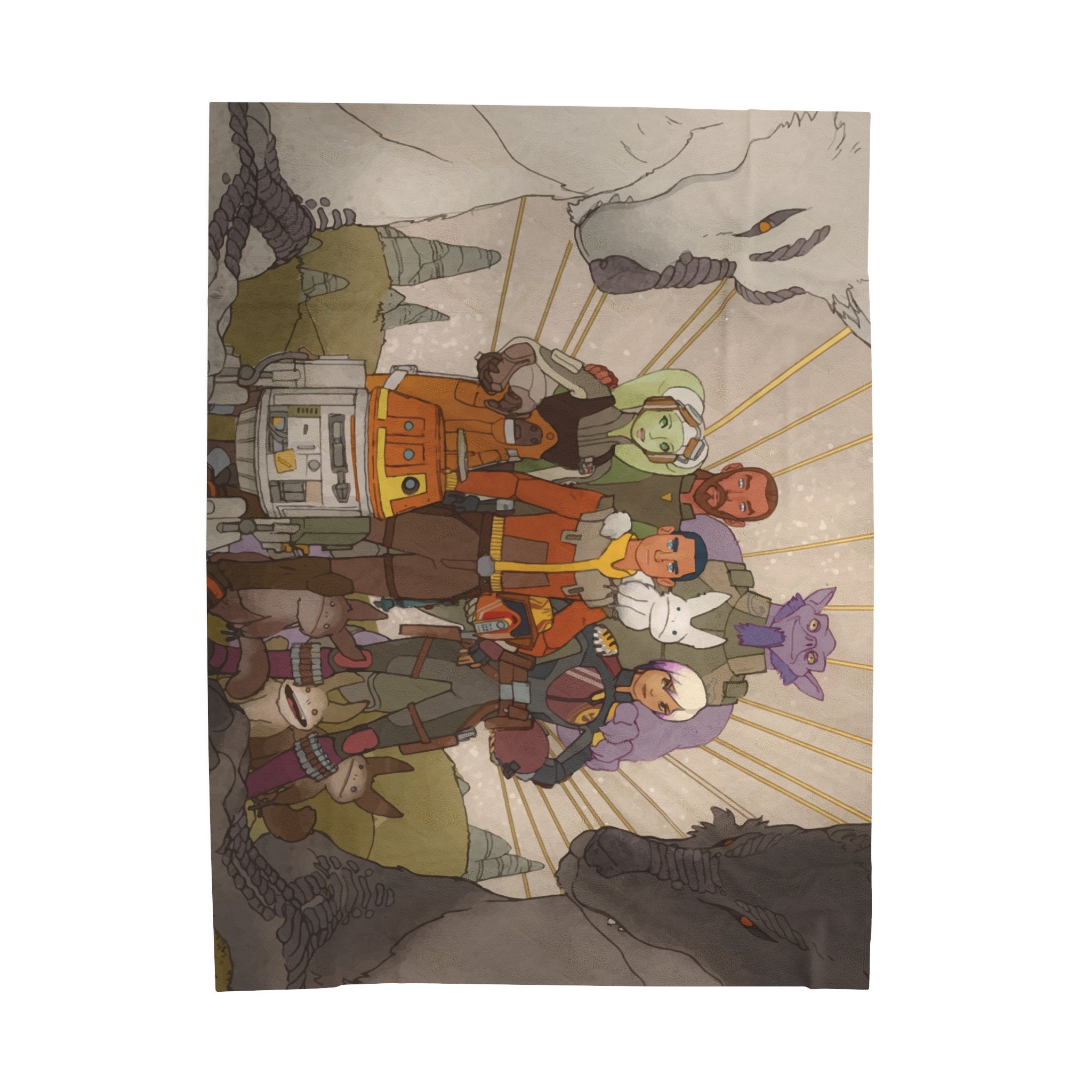 Star Wars Rebels-inspired Spectres Mural Velveteen Plush Blanket - Etsy