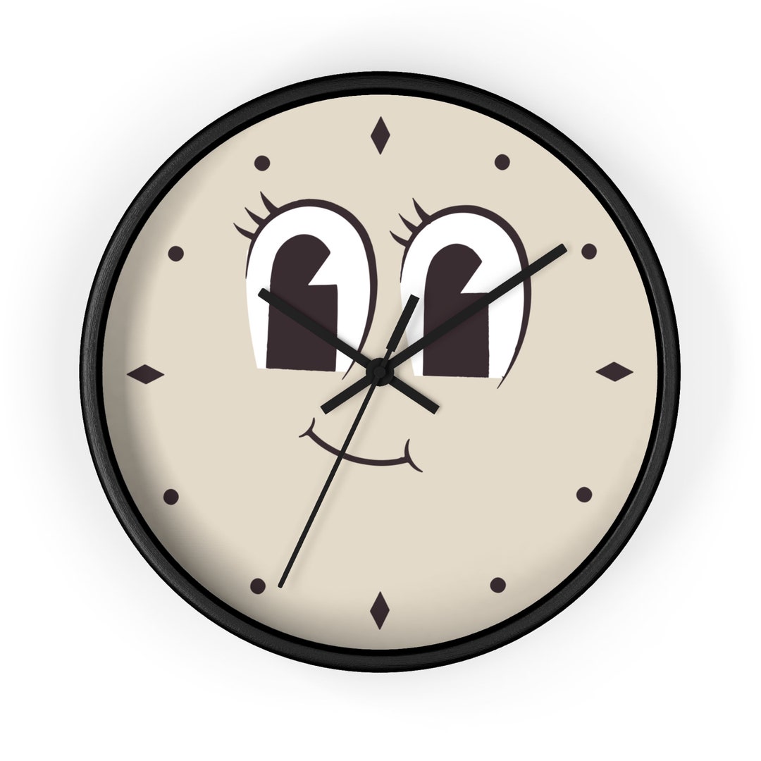 1893 Miss Minutes-inspired Wall Clock - Etsy