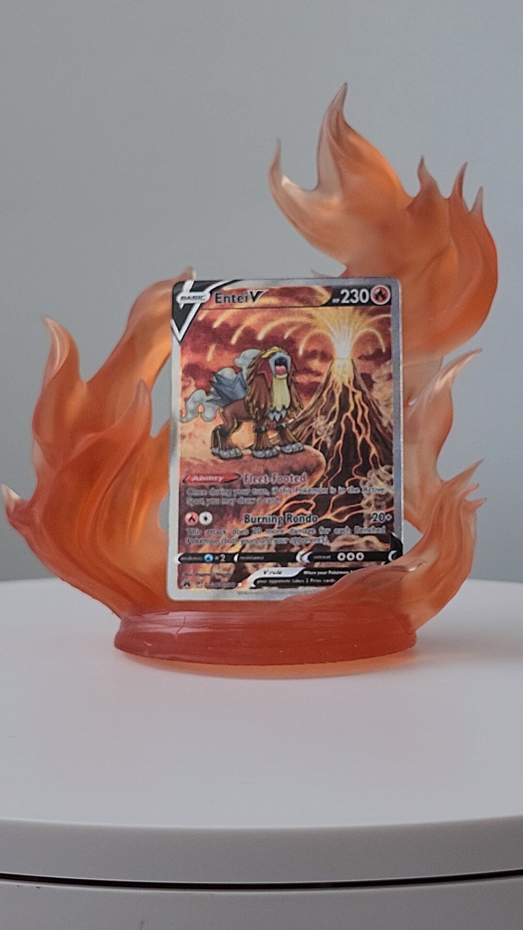 Fire Card Stand for Your Favorite Cards Fits All Sizes - Etsy